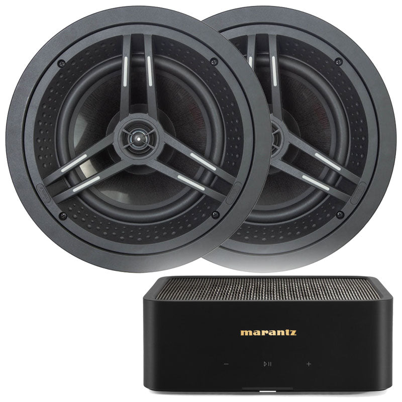 Marantz M1 Amplifier & 2 x SpeakerCraft DX-GC8 In-Ceiling Speakers