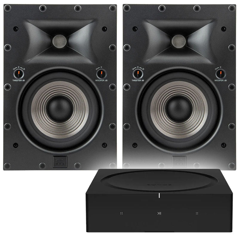 Sonos Amp & 2 x JBL Studio 6 6IW In-Wall Speakers – Ceiling Speakers